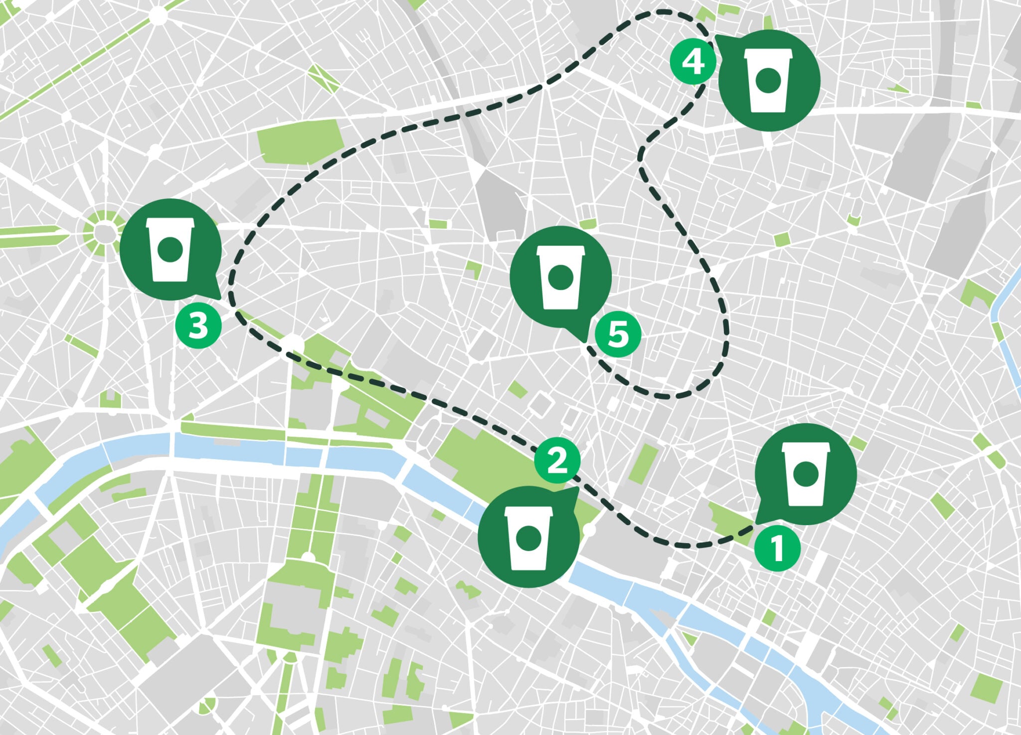 See Paris' iconic sights, stunning Starbucks stores in 12,000-step ...