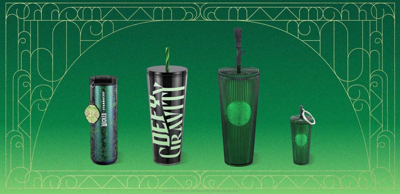 Starbucks New WICKED Inspired Merchandise is Thrillifying - About Starbucks
