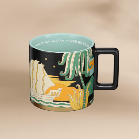 Here's a sneak peek at Starbucks new Art Deco-inspired merch collaboration