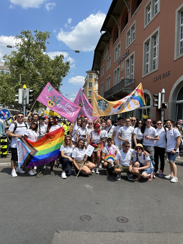 From Manchester to Milan, Starbucks partners celebrate Pride across ...