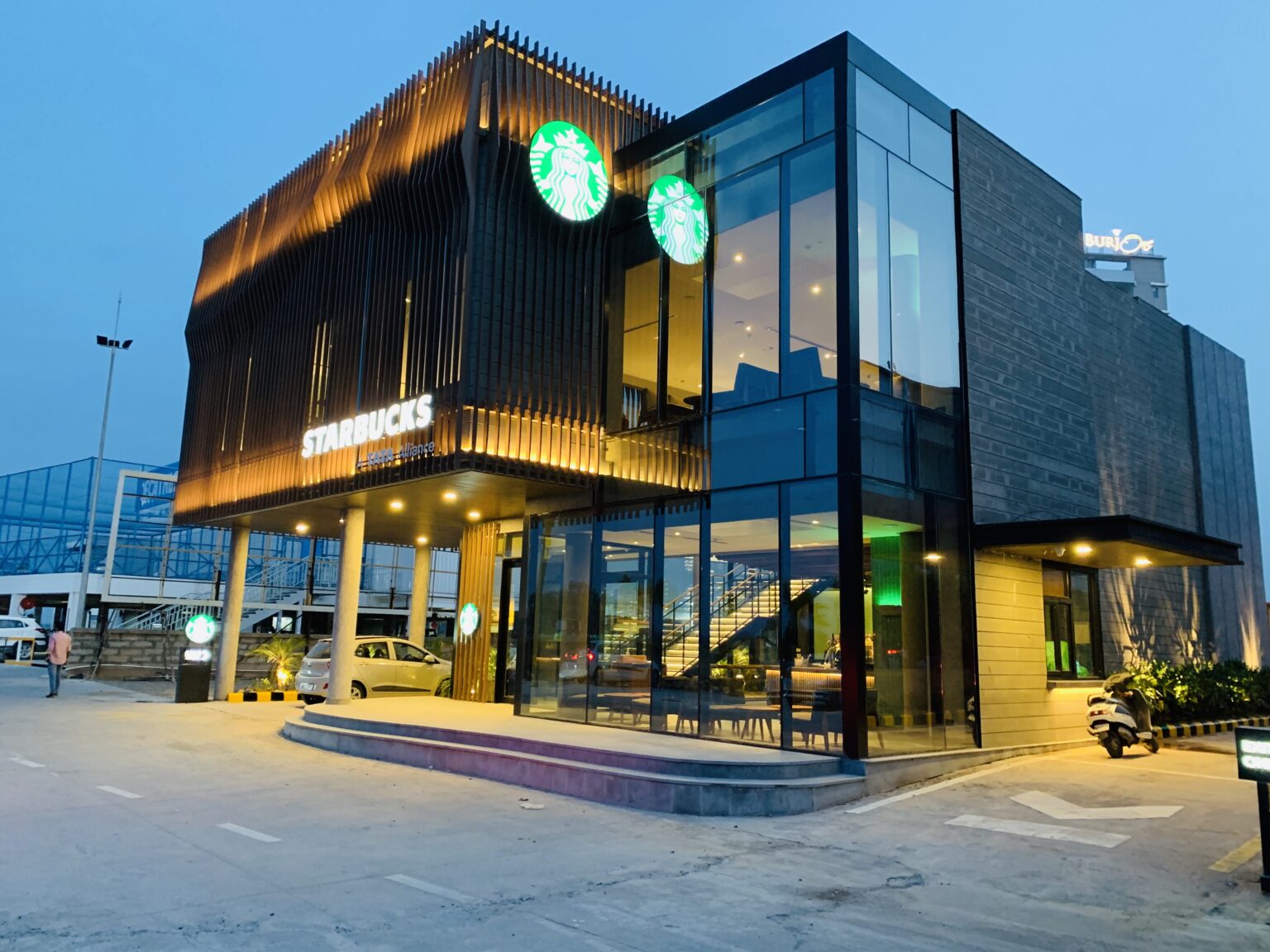 Tata Starbucks opens first drive-thru store in India : Starbucks ...