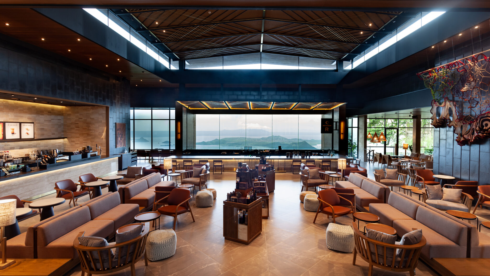 Starbucks Reserve™ Hiraya store offers a breathtaking panorama ...
