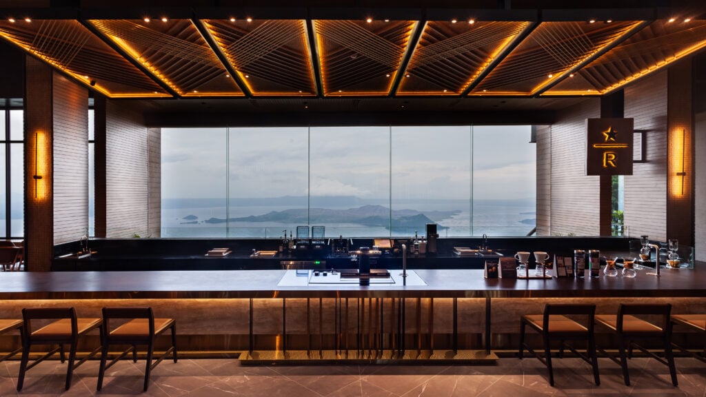 Starbucks Reserve™ Hiraya store offers a breathtaking panorama ...