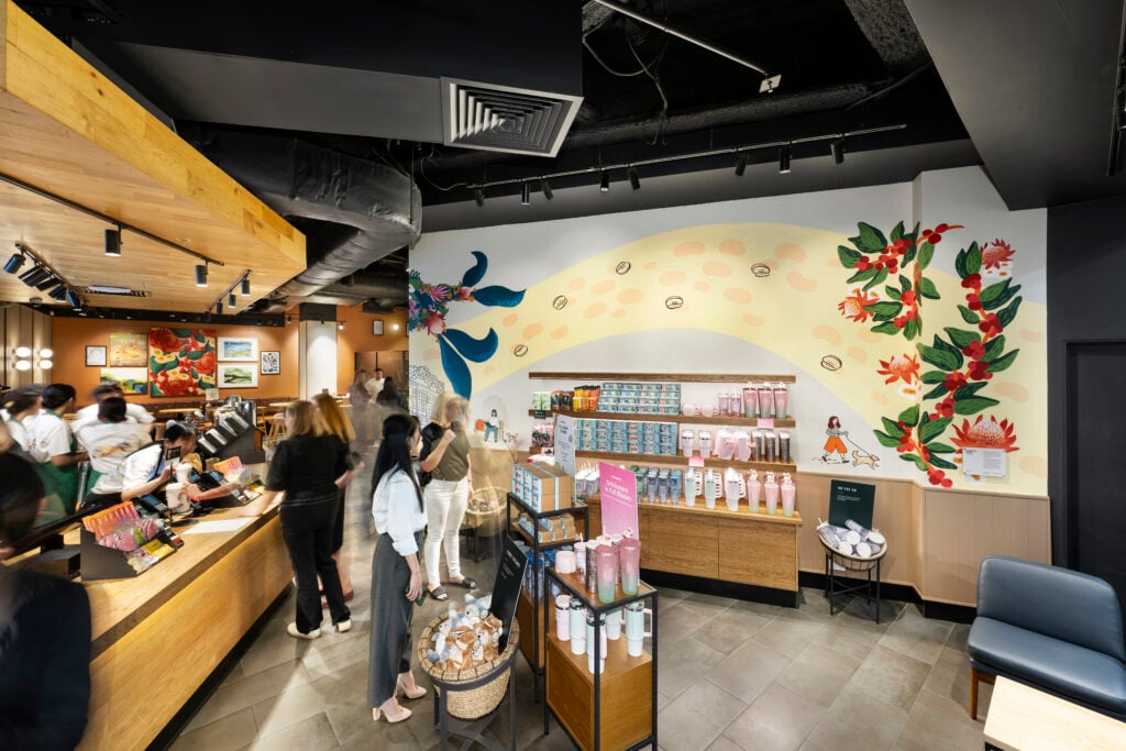 A Fresh Look and Local Artistry Mark the Reopening of Starbucks ...